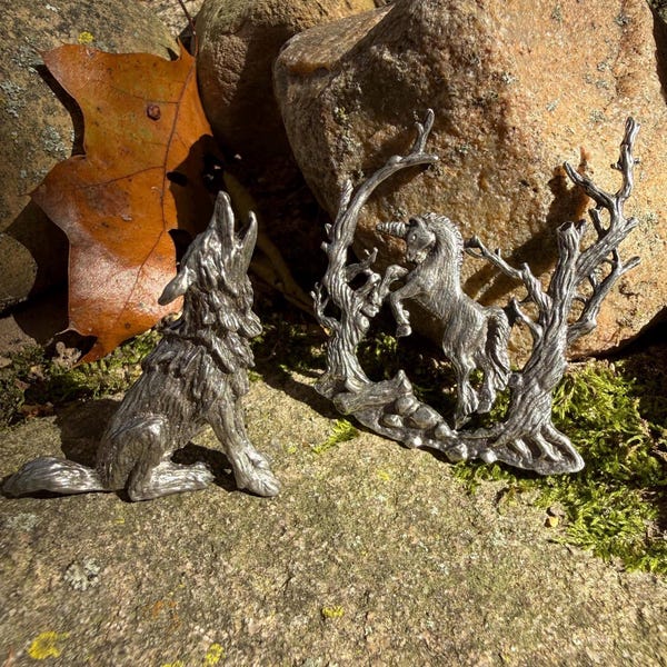 Pewter Mini Ornaments - Etsy