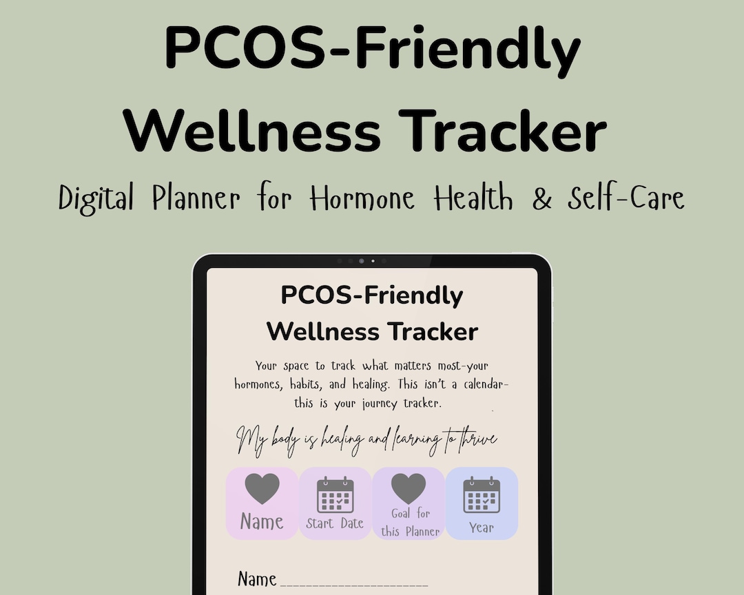 Pcos-friendly Wellness Tracker | Digital Planner for iPad | Goodnotes ...