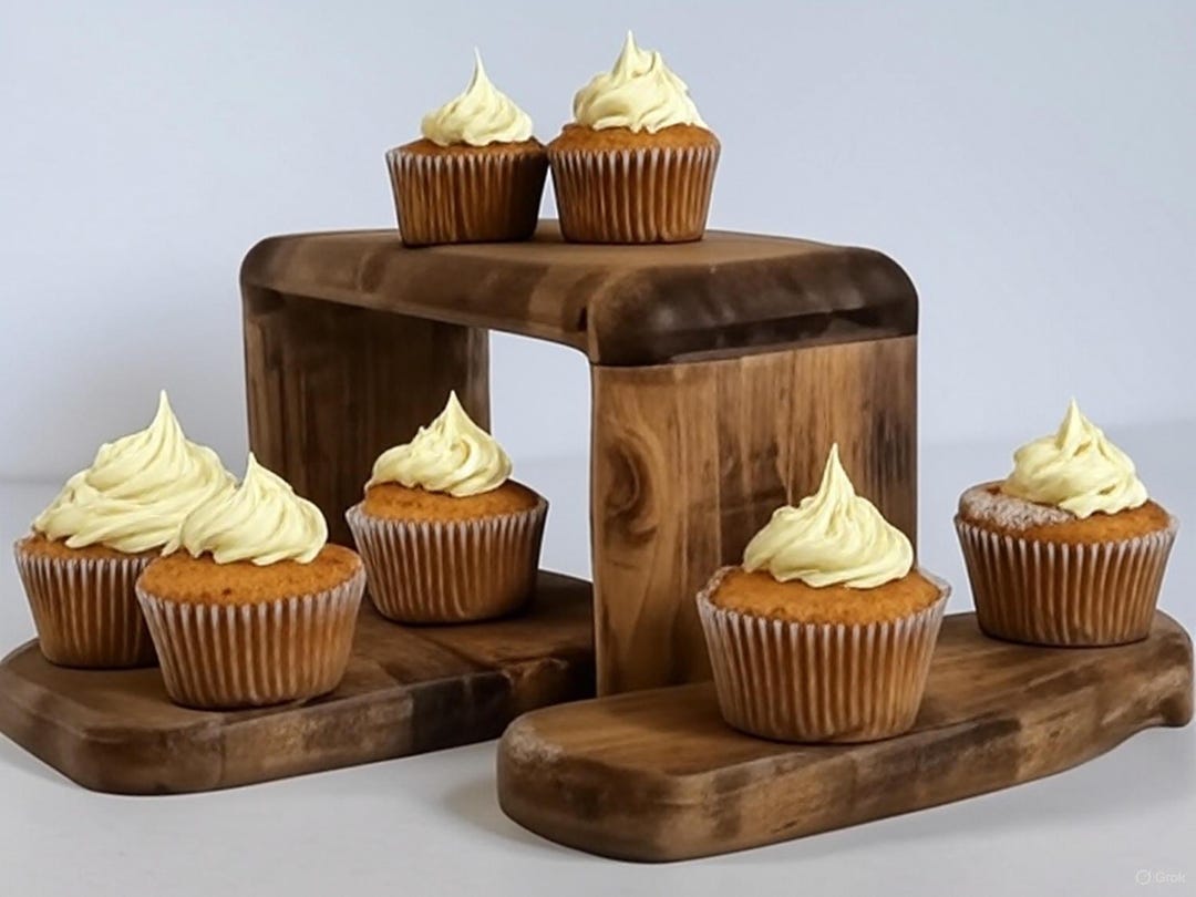 Rustic Table Risers Farmhouse Style Riser Dessert Serving Plate Risers ...