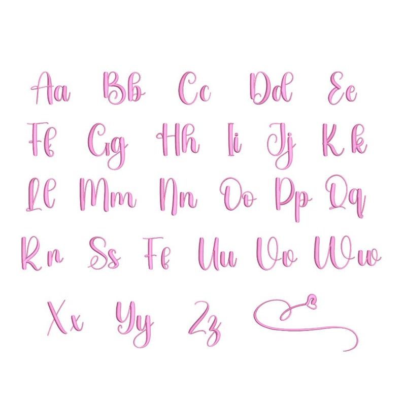 40 Machine Embroidery Fonts Mega Bundle,script & Serif Embroidery ...