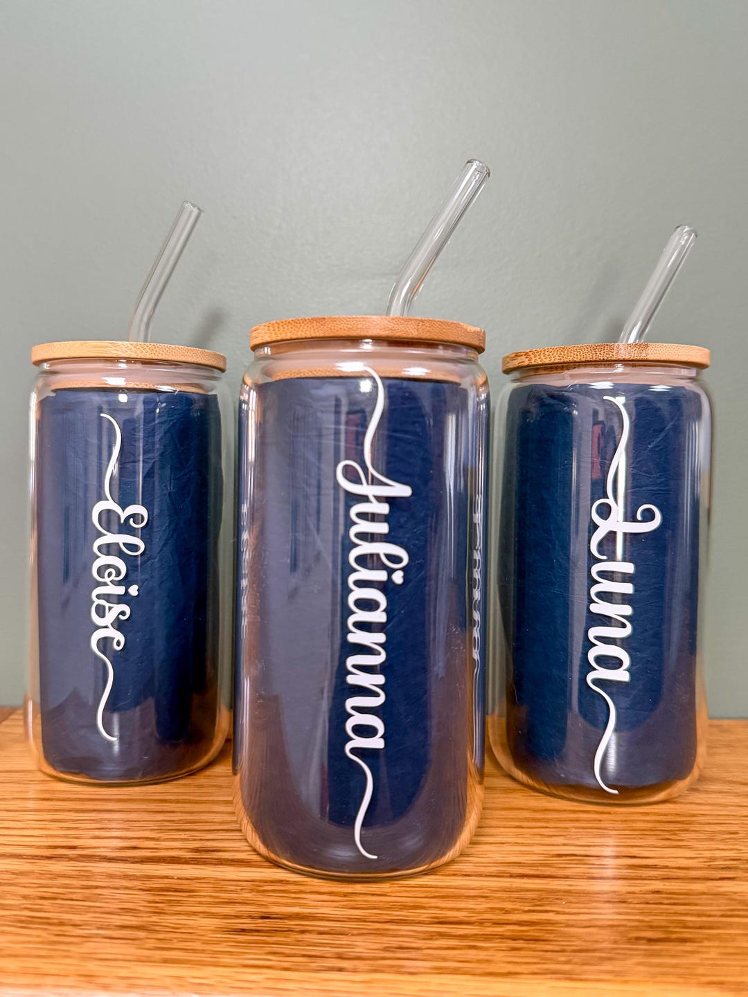Personalized Glass Cup - Etsy