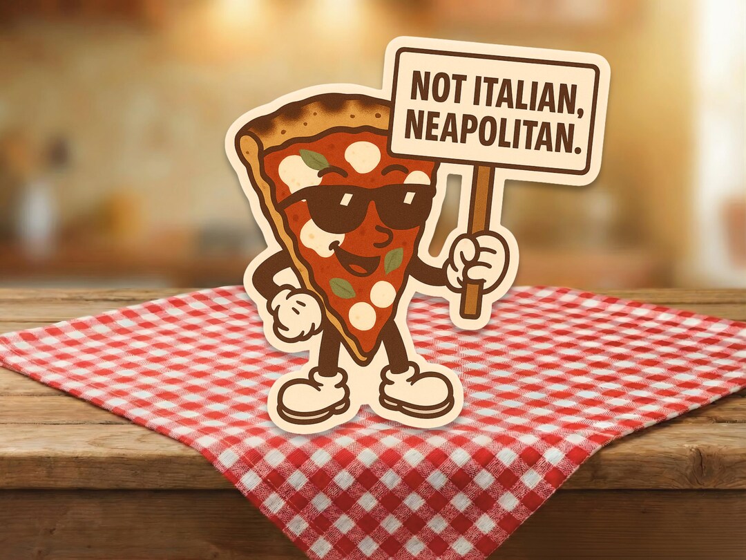 Not Italian, Neapolitan Sticker – Funny Naples Pride Vinyl Decal for ...