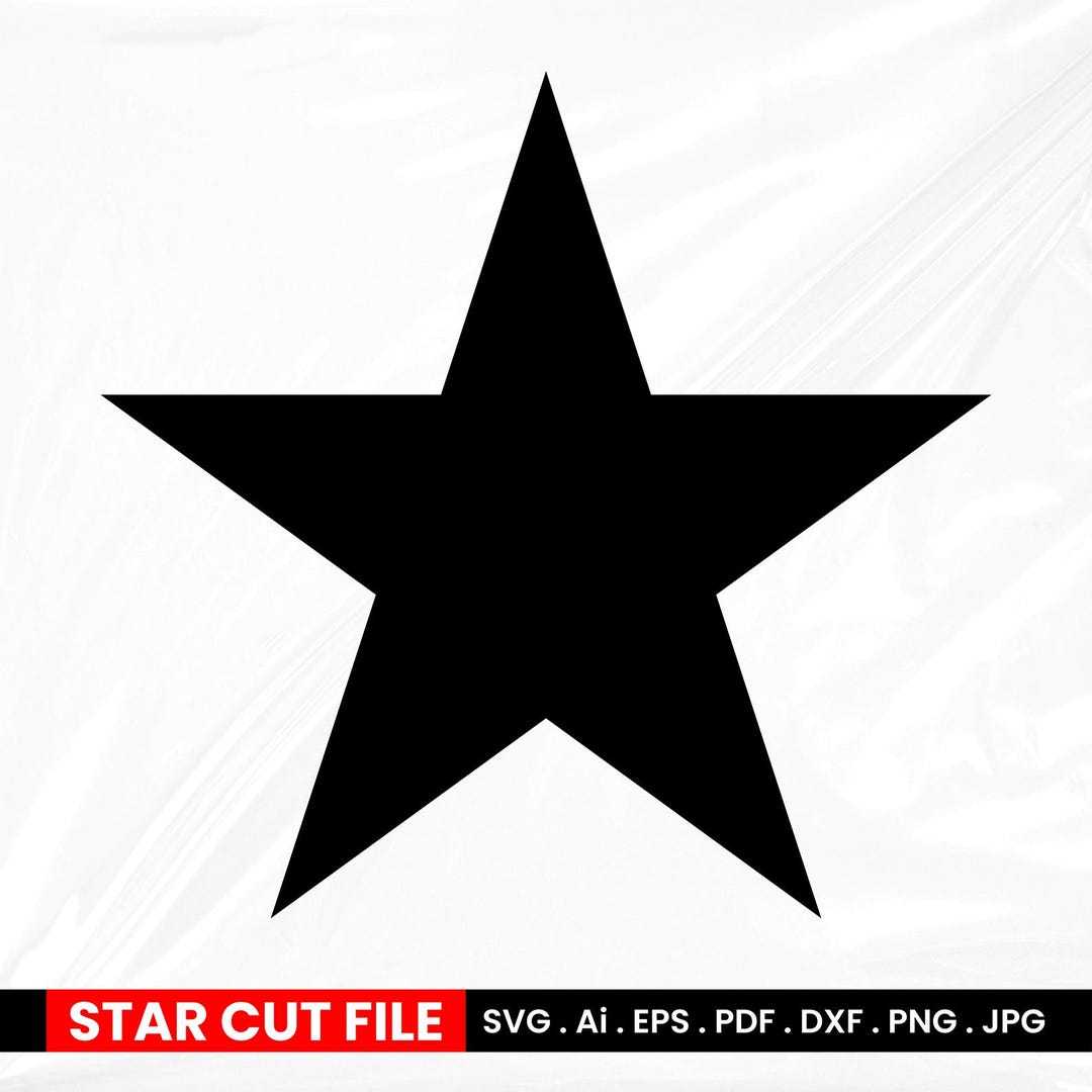 Star SVG Cut Files | Simple Star Vector Shape | Png Clipart | Cricut ...
