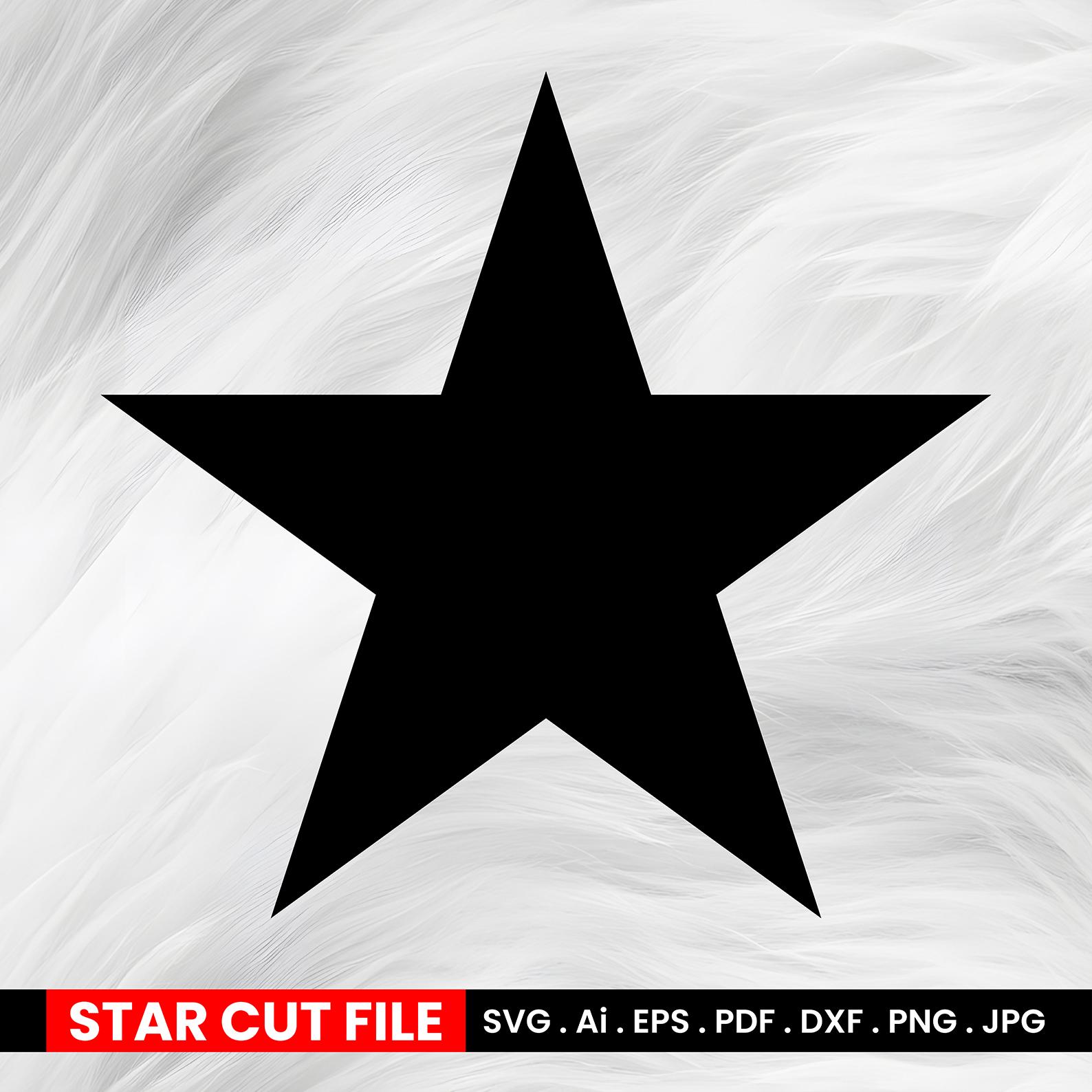 Star SVG Cut Files | Simple Star Vector Shape | Png Clipart | Cricut ...