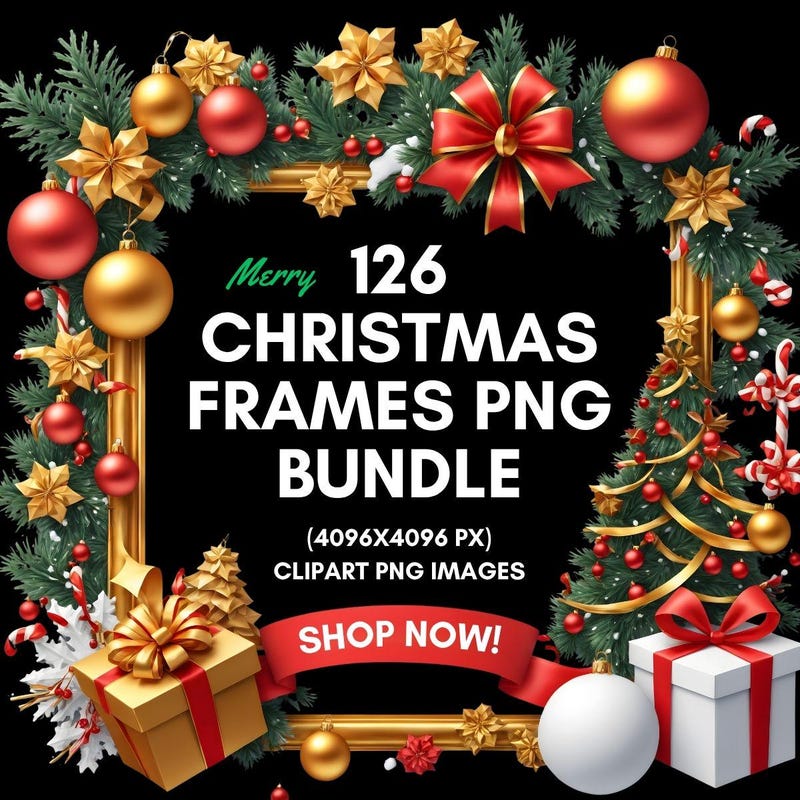 Festive Picture Frame - Etsy