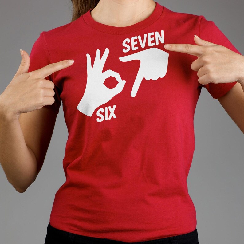 Six Seven SVG Meme | 6 7 Funny Gen Alpha PNG Clipart (digital Download ...