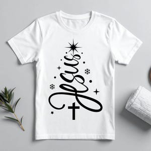 Jesus Christmas Tree SVG Bundle | Christian Xmas Tree Cut Files ...