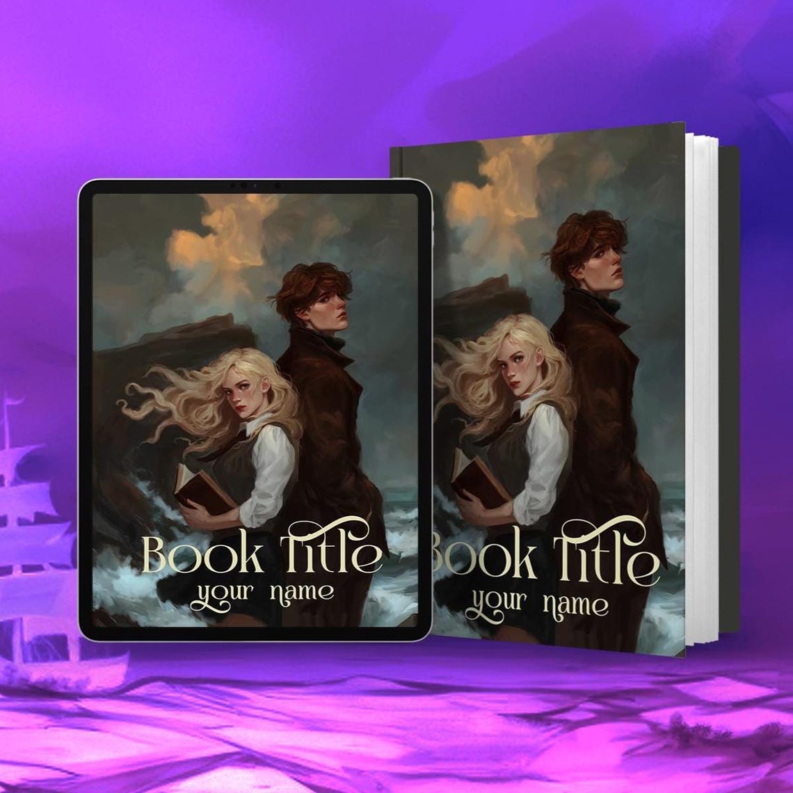 Custom Book Cover Design, Personalized Book Cover, Digital Book Cover ...