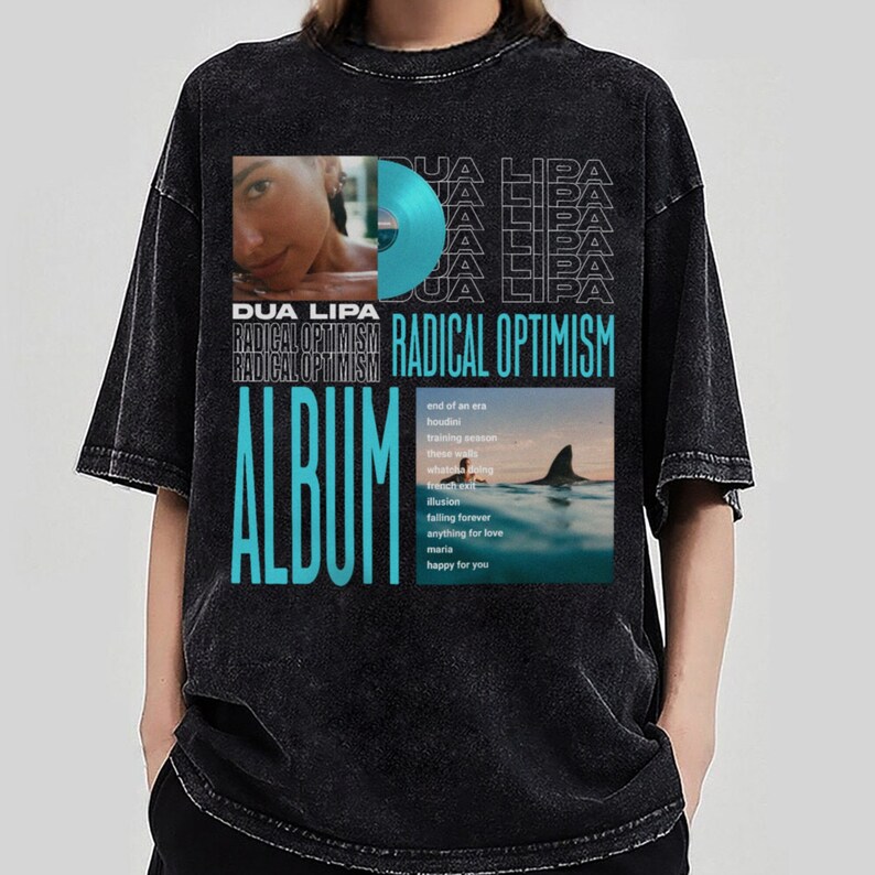 Radical Optimism DUA LIPA New Album 2024 Unisex Shirt, Dua Lipa Shirt ...