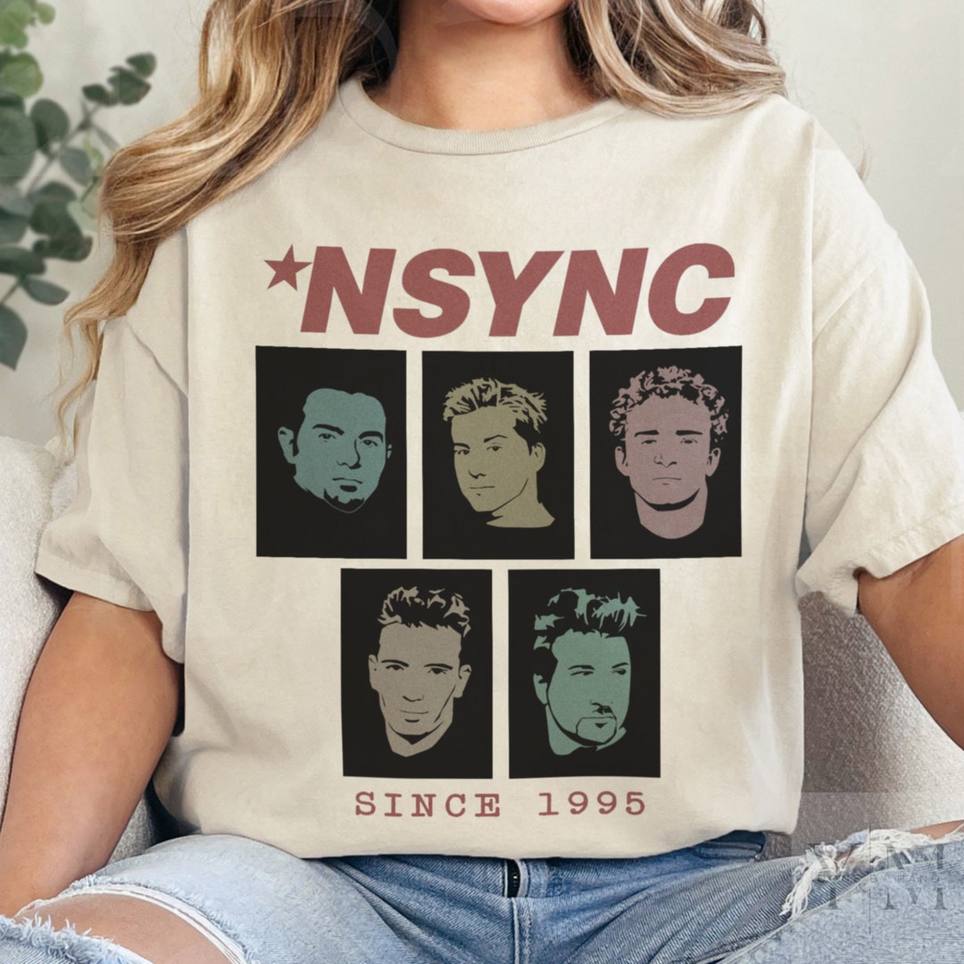 Vintage Nsync Shirt, Nsync Comfort Colors Shirt, 90s Boy Band ...