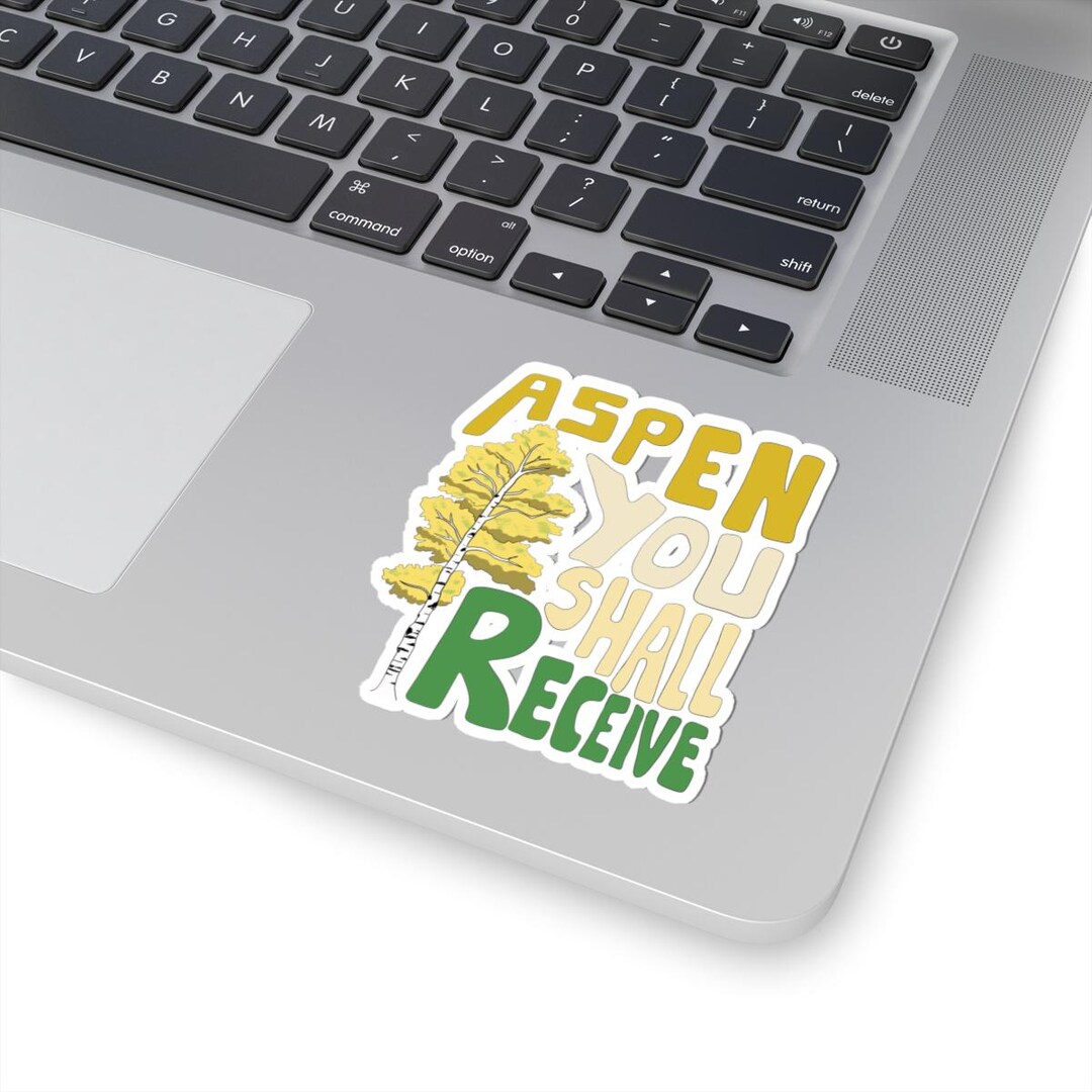 Aspen You Shall Receive Sticker | Funny Pun Sticker - Etsy
