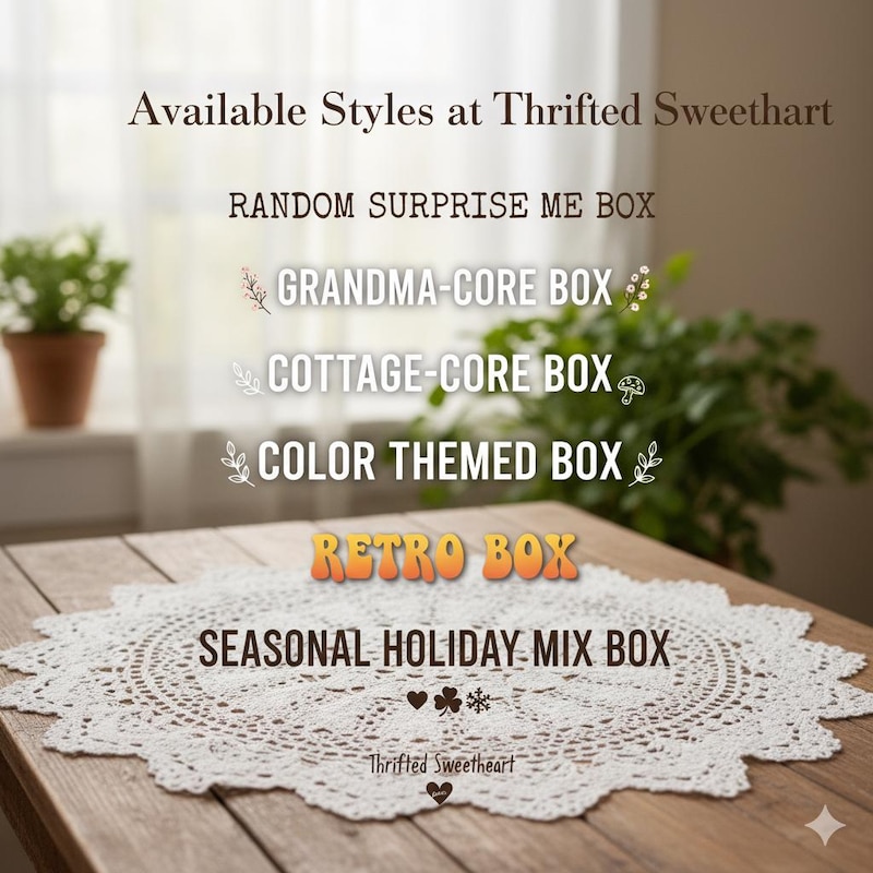 Grandmacore Mystery Box - Etsy