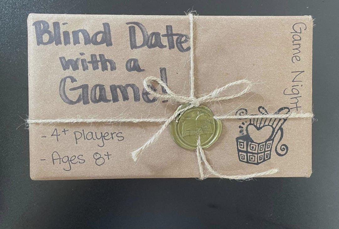 Blind Date With a Game | Mystery Board Game Box - Etsy