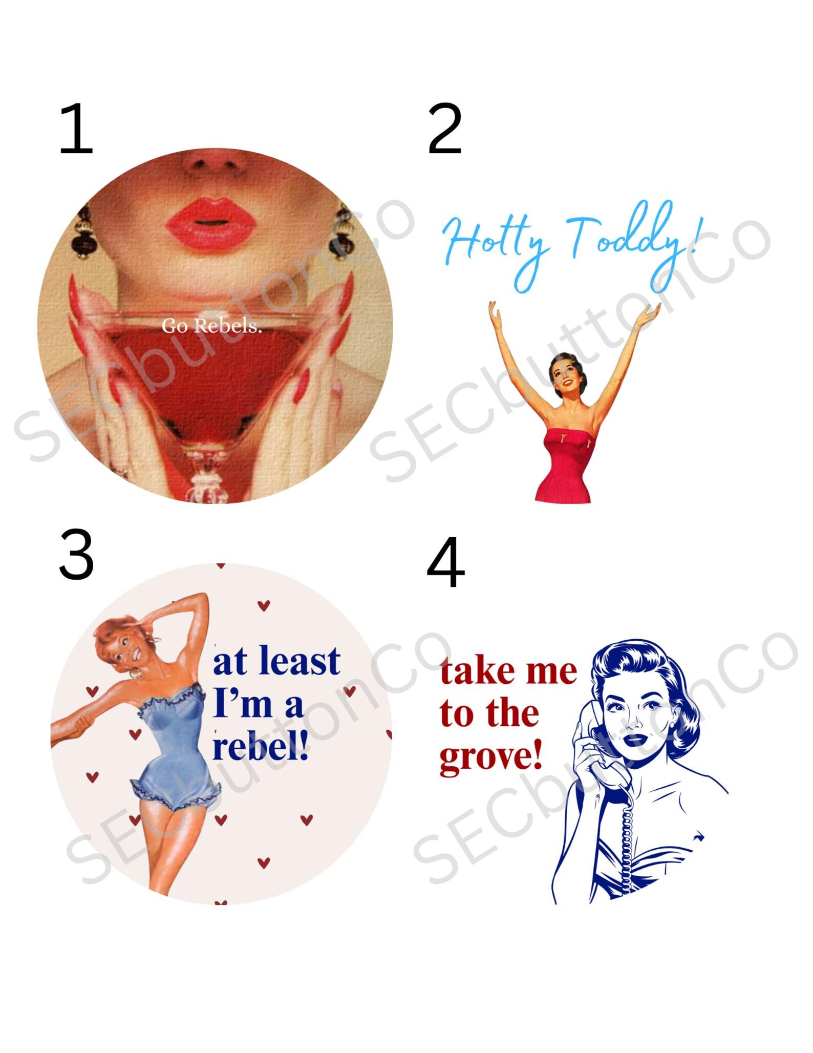 Ole Miss Gameday Buttons - Etsy
