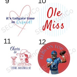 Ole Miss Gameday Buttons - Etsy