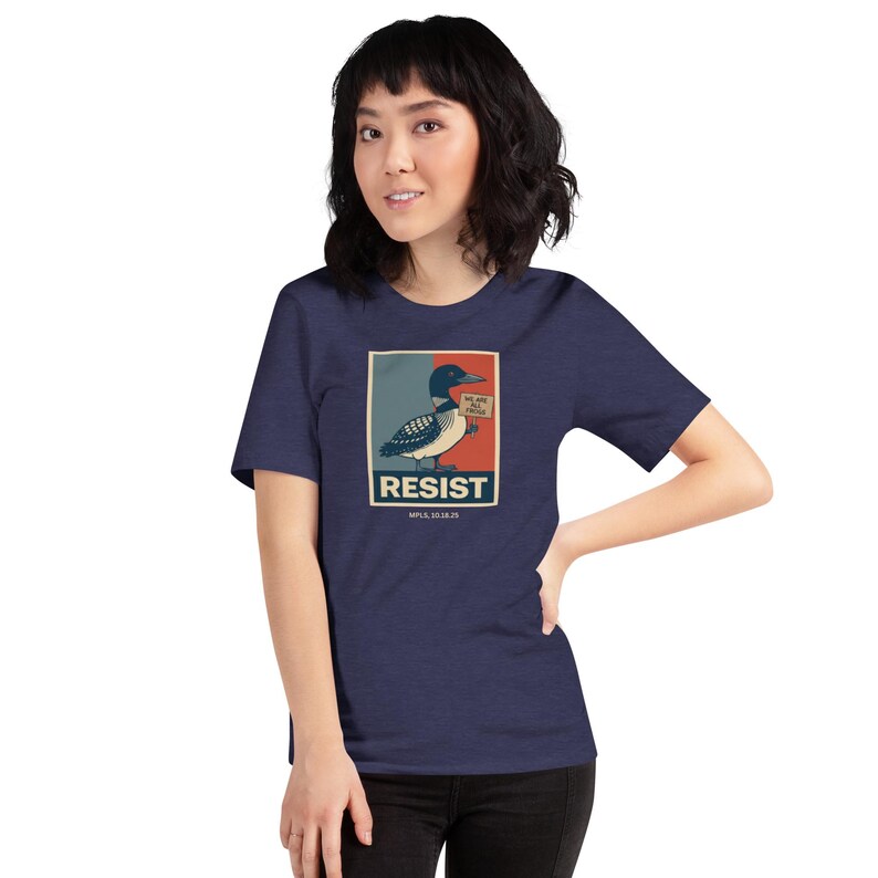 Minnesota Loon Resist T-shirt | Unity & Free Speech Graphic Tee - Etsy