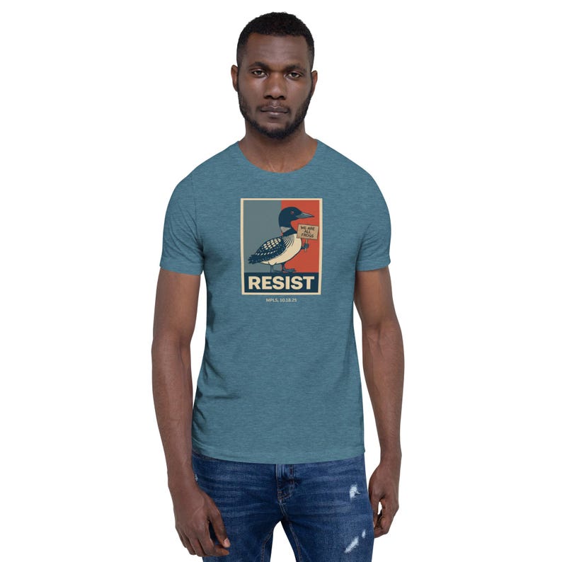 Minnesota Loon Resist T-shirt | Unity & Free Speech Graphic Tee - Etsy