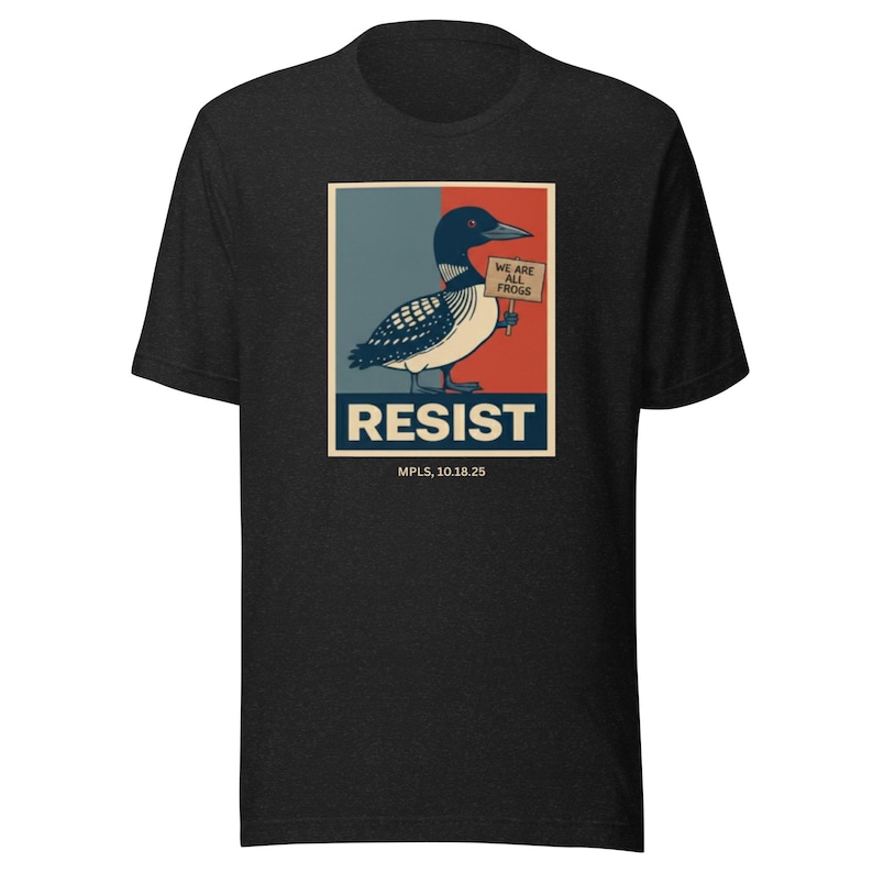 Minnesota Loon Resist T-shirt | Unity & Free Speech Graphic Tee - Etsy