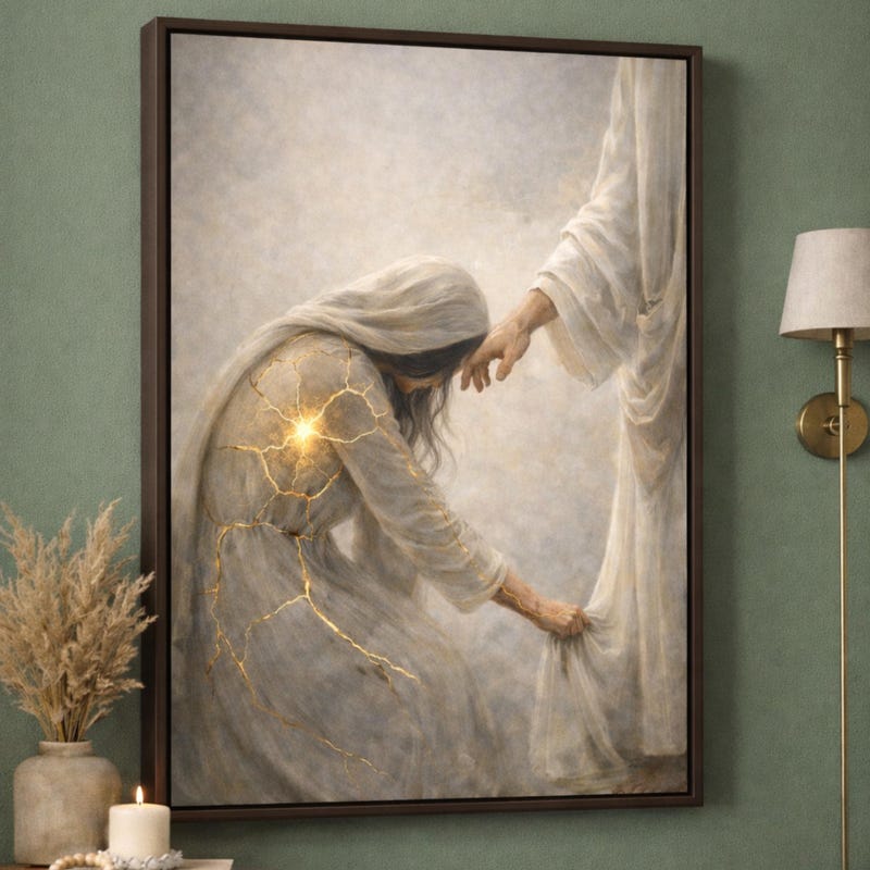 Kintsugi Christian Decor - Etsy