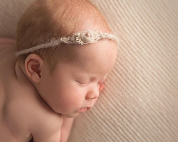 Newborn Headband, 6 Colors, Tieback Headband, Newborn Photo Prop, Baby ...