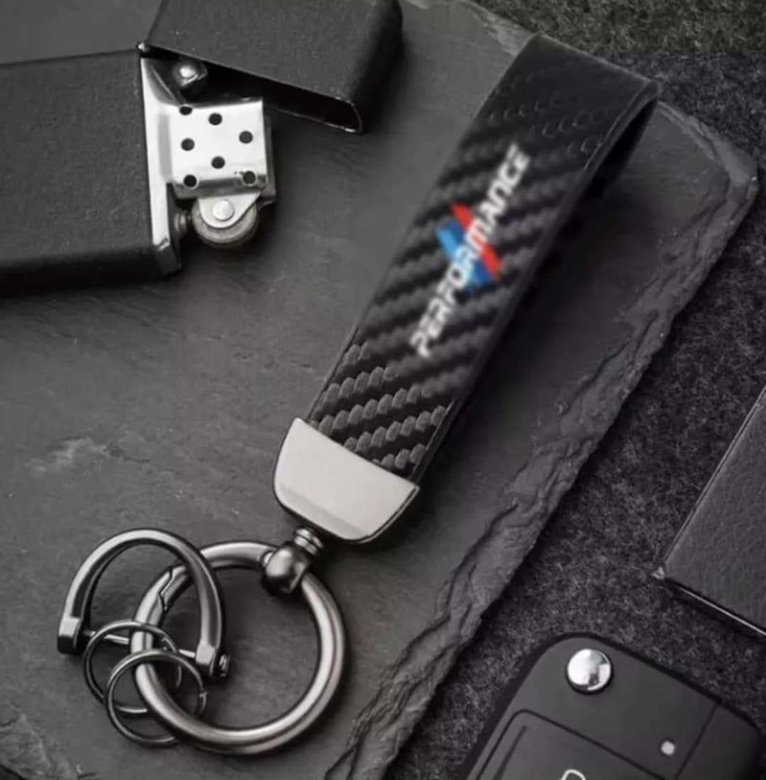 BMW Carbon Fiber Keychain M Performance BMW Keyring All Models ...