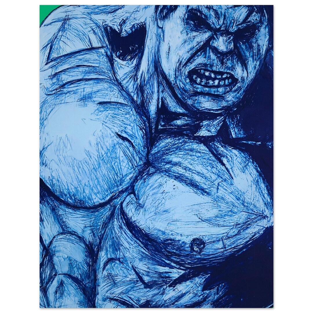 The Incredible Hulk Art Print - Etsy
