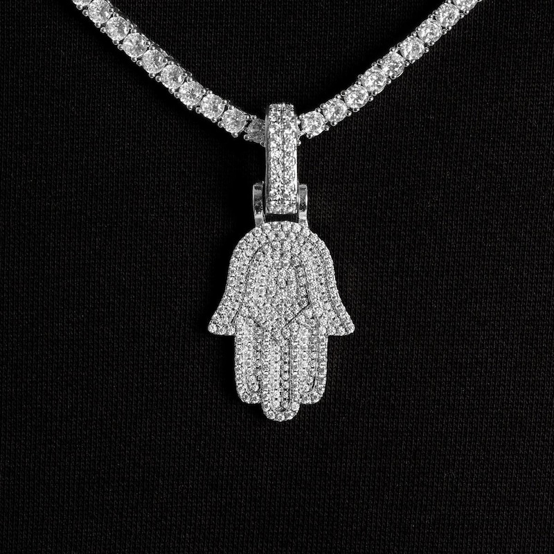 Hamsa Pendant With Bling - Etsy