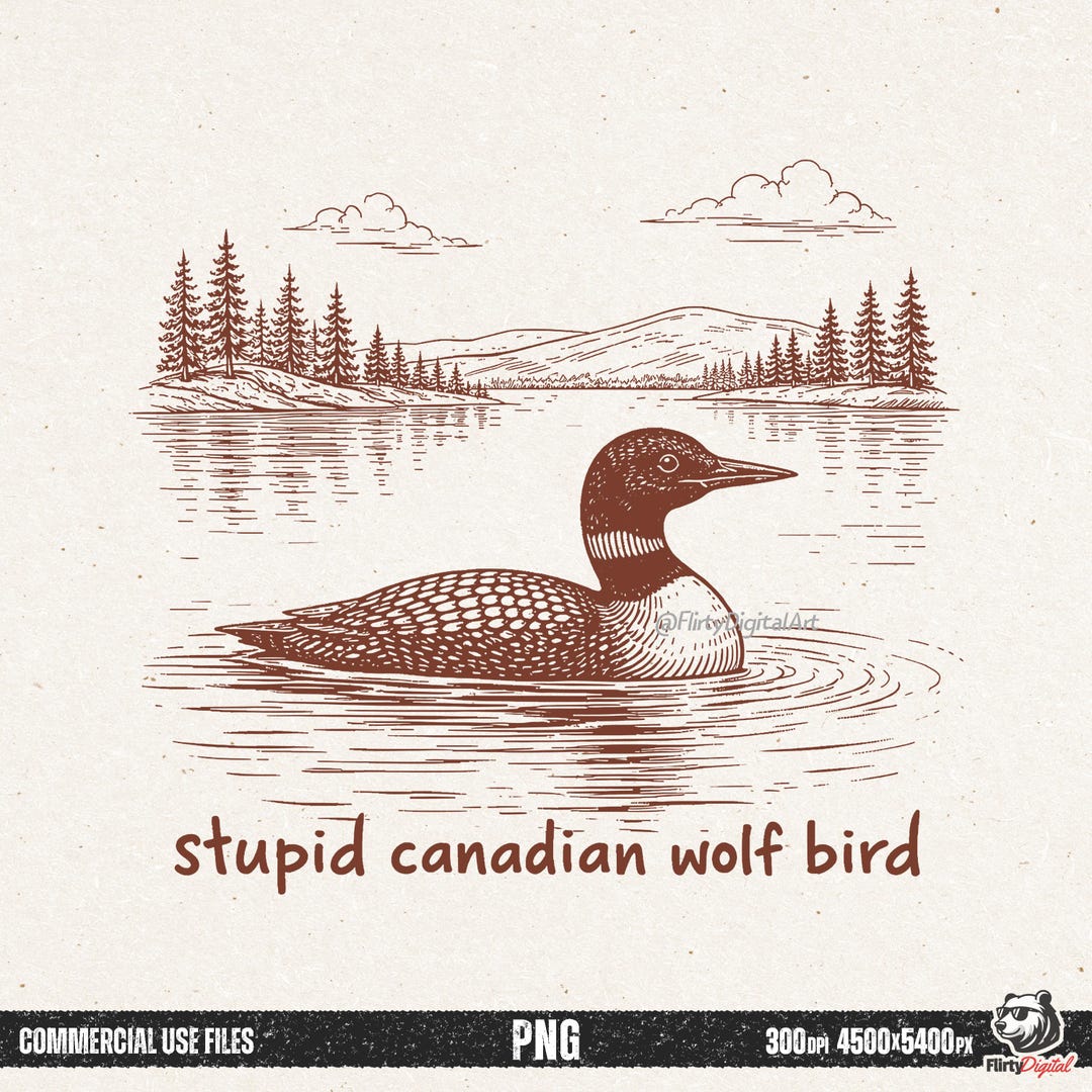 Stupid Canadian Wolf Bird PNG, Funny Loon Movie Meme, Romance LGBT ...