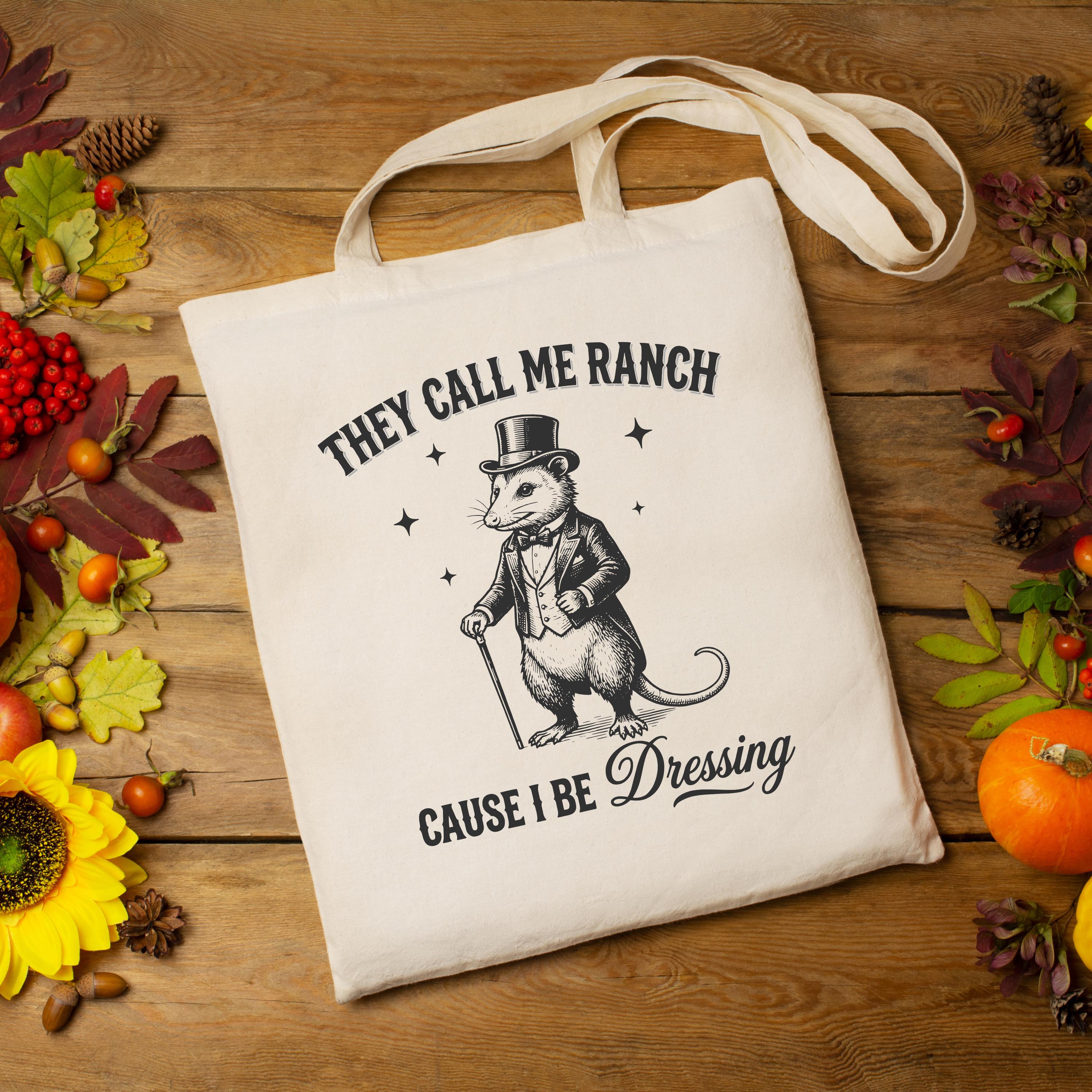 Funny Possum SVG, They Call Me Ranch PNG, Dapper Opossum Vintage Meme ...