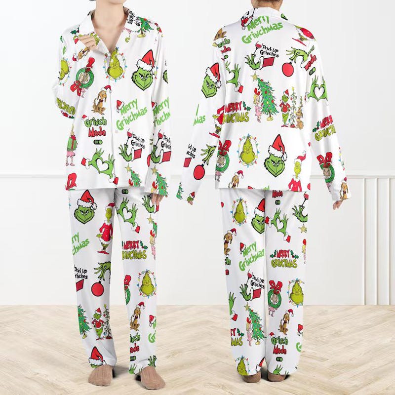 Grinch Pajama Women - Etsy