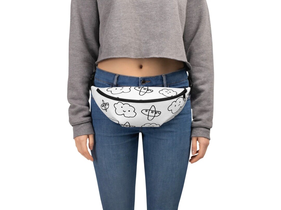 Planes and Clouds Fanny Pack, Belly Bag, Travel Bag, Travels, Travel ...