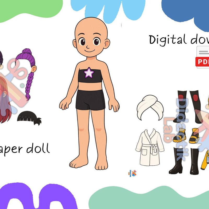 Paper Doll Rumi - Etsy