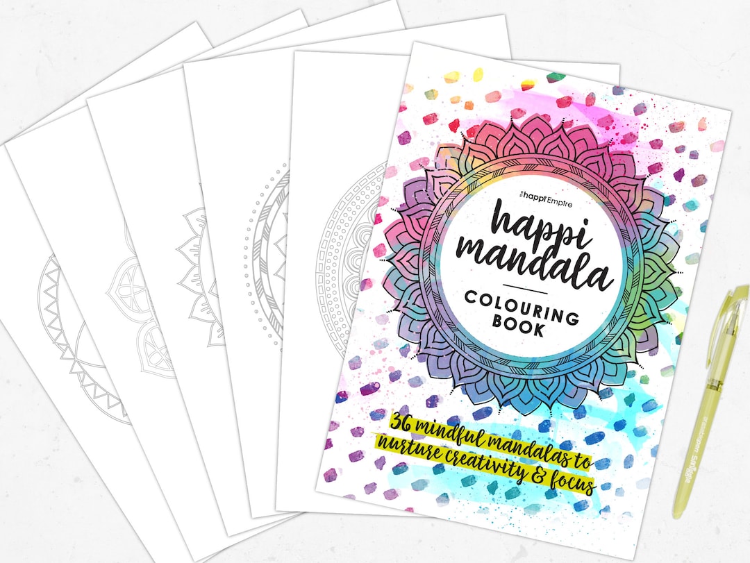 Mandala Colouring Book | Printable | Download | Digital | Positive ...