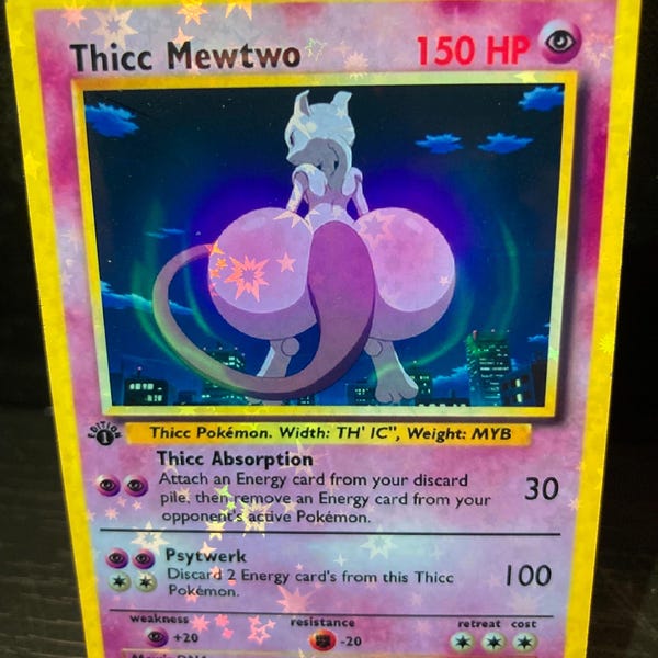 Mewtwo Vmax - Etsy