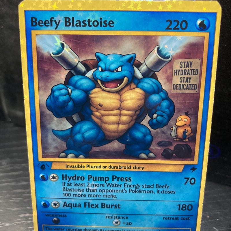 Buff Pikachu - Etsy
