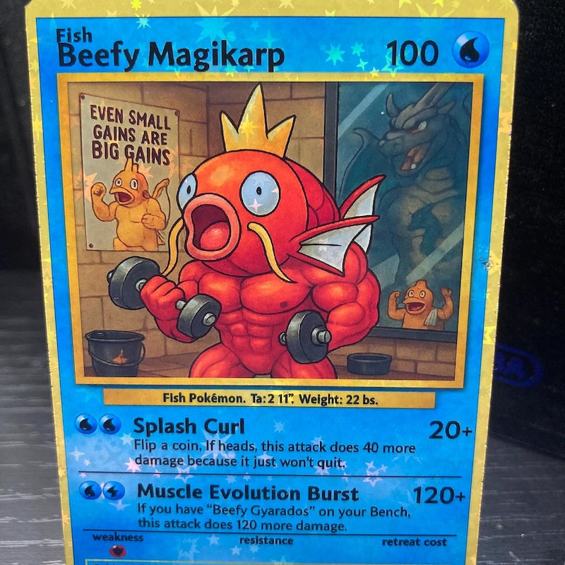 Buff Pikachu - Etsy