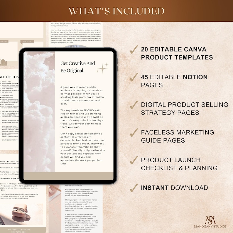 Social Media Toolkit Canva Notion Templates Content Creator Bundle ...