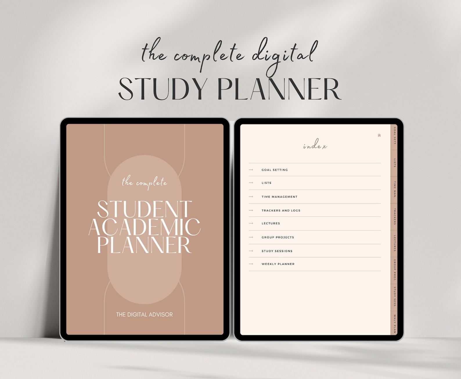 Student Academic Planner | Digital Study Planner | Digital Planner for ...