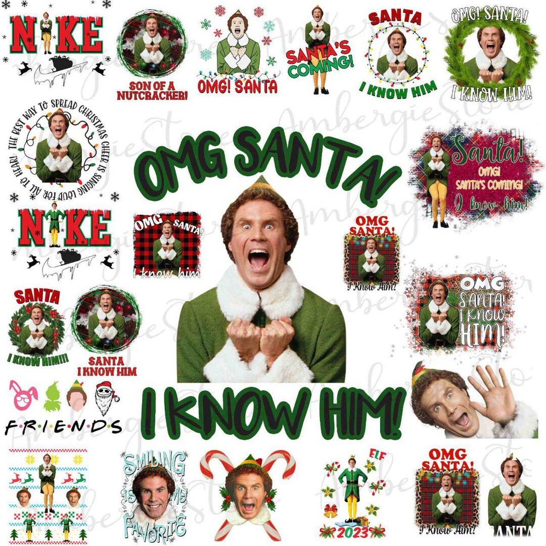 I Know Him Png Bundle | Christmas Sublimation | Buddy Hobbs Png | Buddy ...