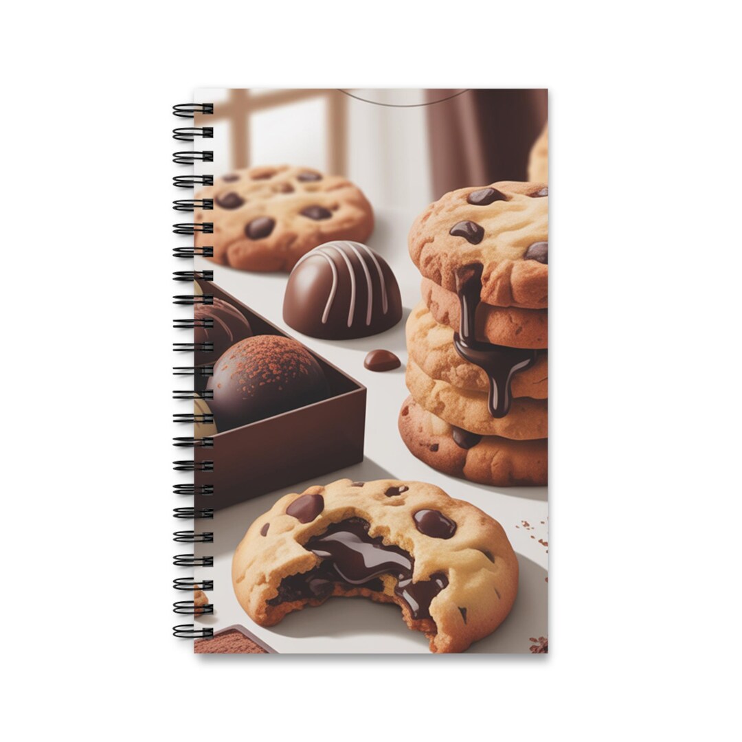 Chocolate Cookie Spiral Journal - Sweet Treat Diary, Baking Notes ...