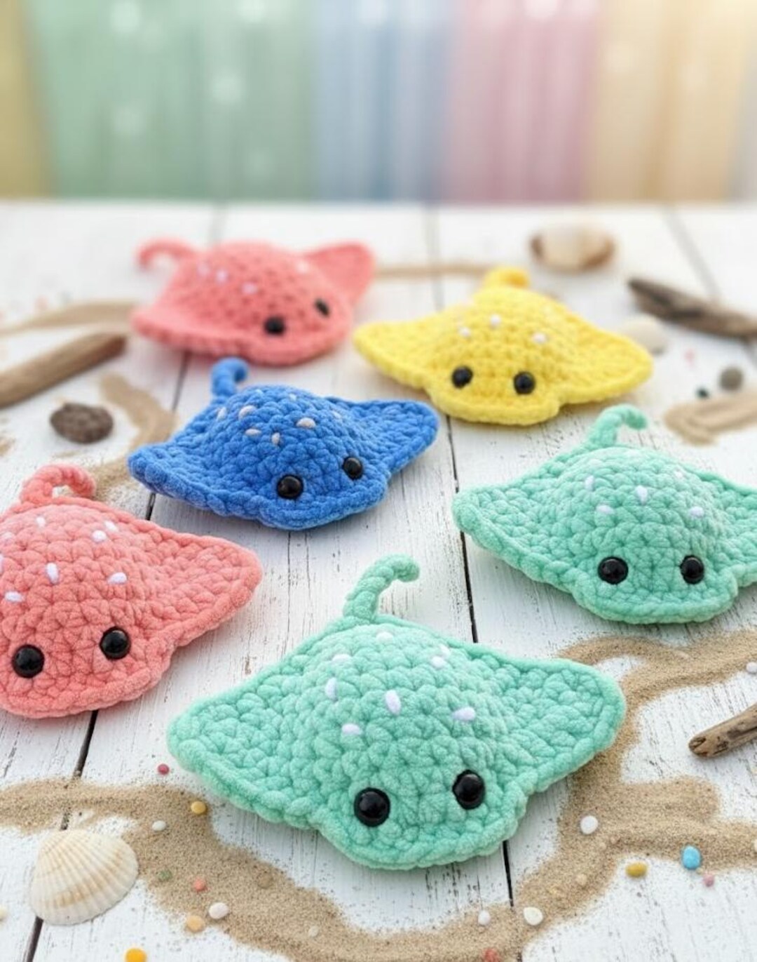 Stingray Sewing Pattern PDF, Easy Plush Toy Tutorial for Beginners ...