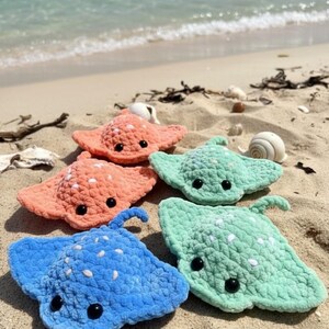 Stingray Sewing Pattern PDF, Easy Plush Toy Tutorial for Beginners ...