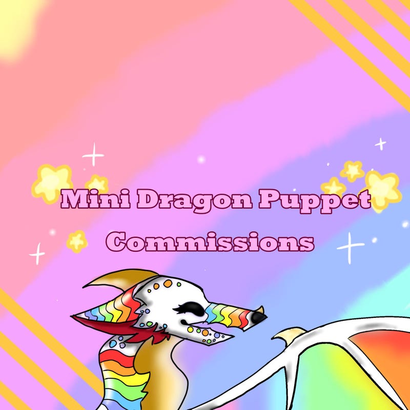 Dragon Puppets Mini - Etsy