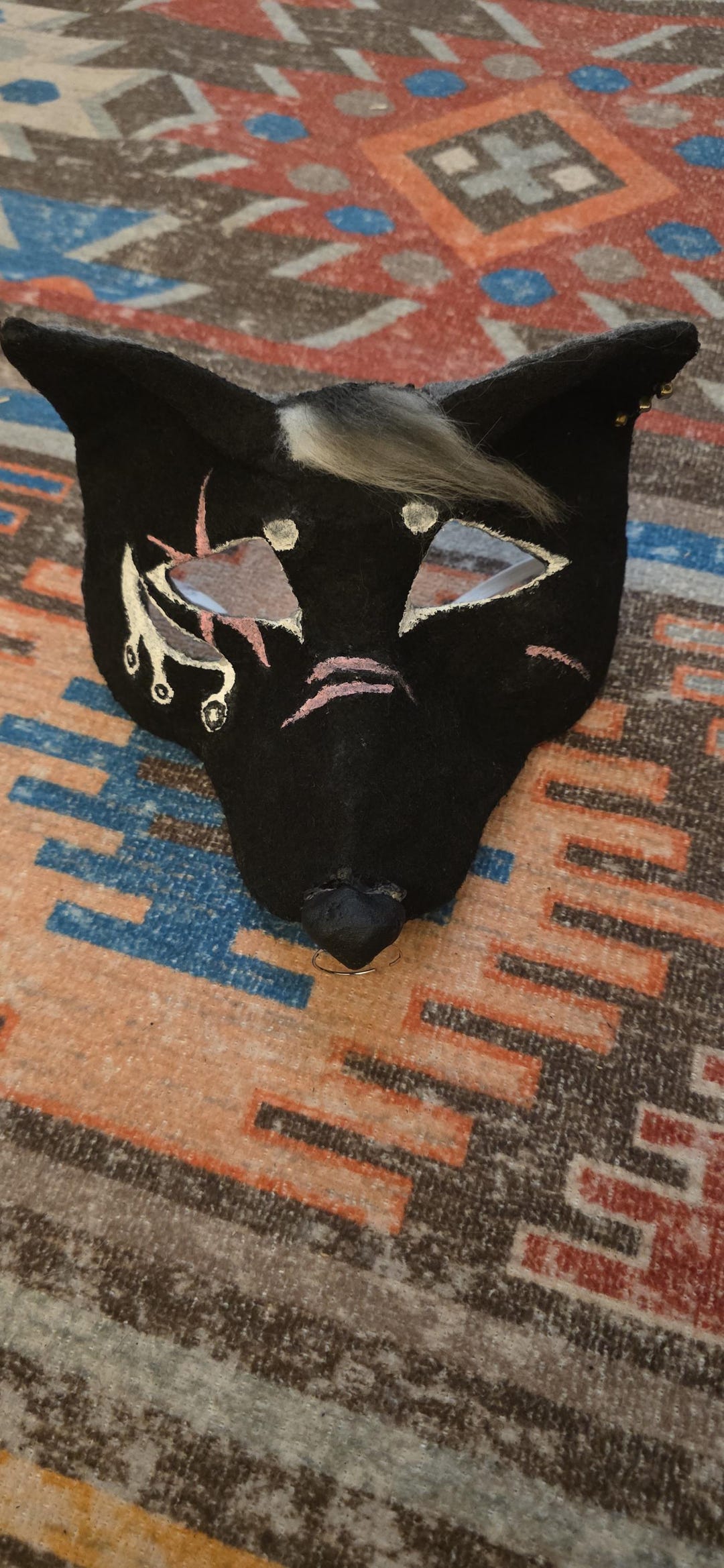Handmade Emo Wolf Felt Mask: Cosplay Costume Accessory - Etsy