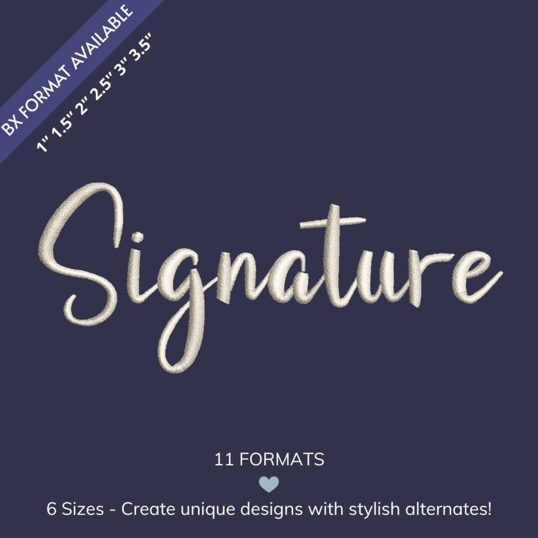 Cursive Machine Embroidery Font, Monogram Script Alphabet, Satin Stitch ...
