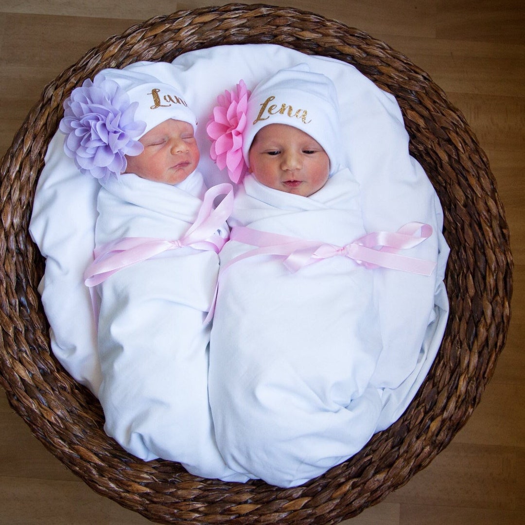 Personalized Baby Hat Baby Girls Hat Hospital Hat Newborn Hat With Name ...