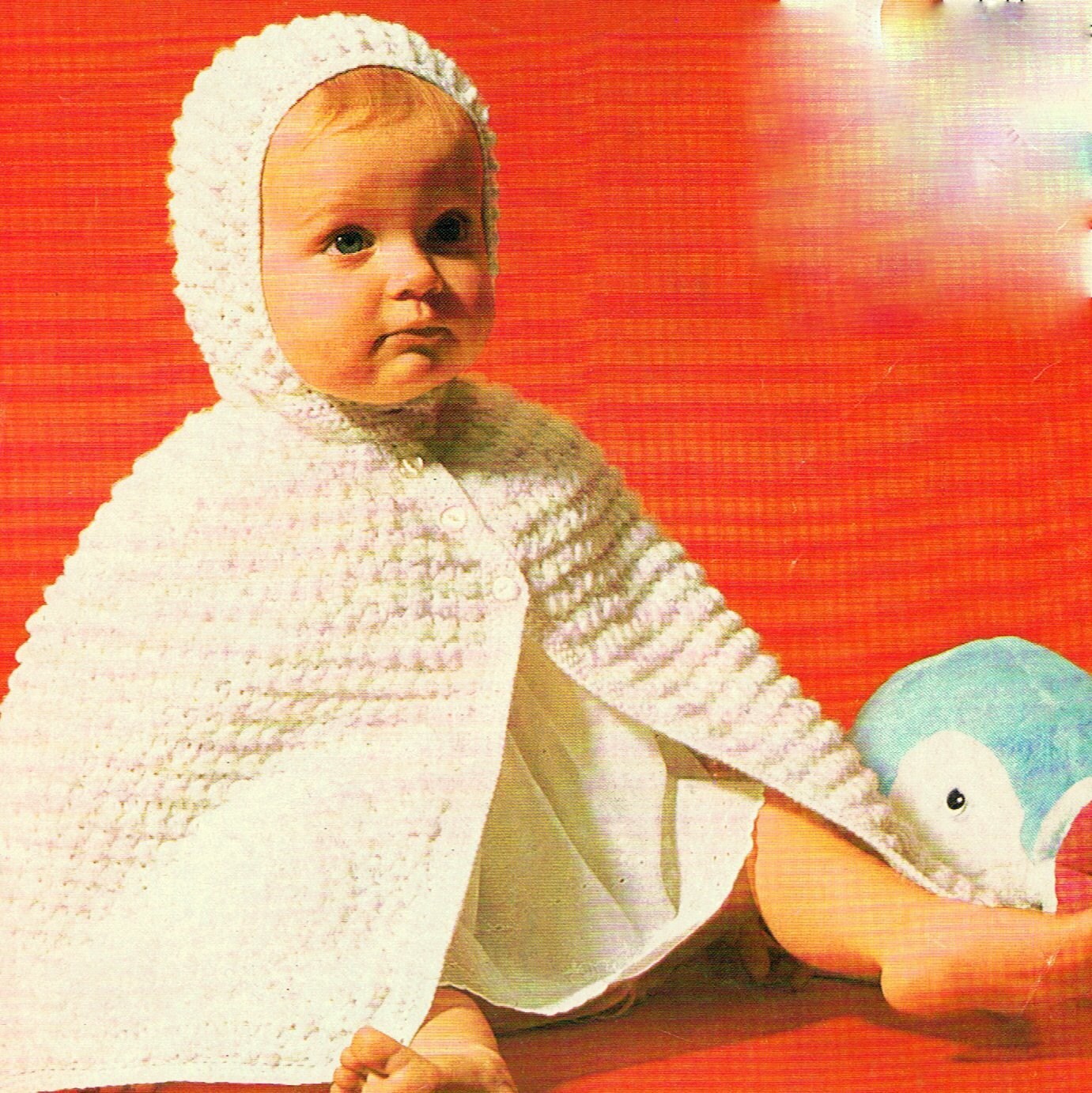 Baby Hooded Cape Crochet Pattern PDF (T166) - Etsy