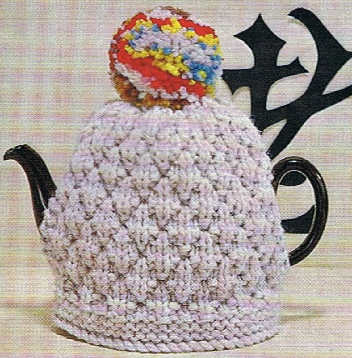1960s Retro Tea Cosy Pattern 6 Knitting Patterns Tea Cozy PDF SIX ...
