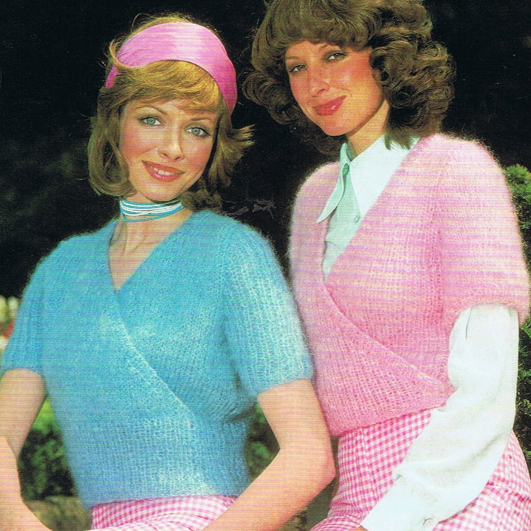 Ballet Wrap Cross Over Knitting Pattern in Mohair PDF (T158) - Etsy