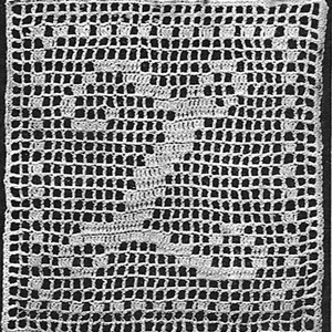 Alphabet Crochet Pattern A-Z Initials Vintage 1920s PDF (T209) - Etsy